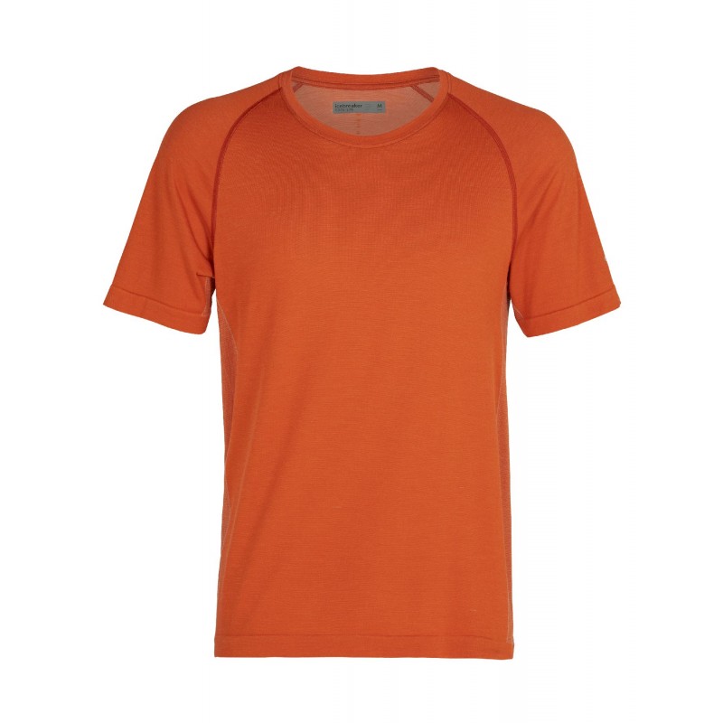 Icebreaker Mens Motion Seamless SS Crewe - T-shirt en laine mérinos homme